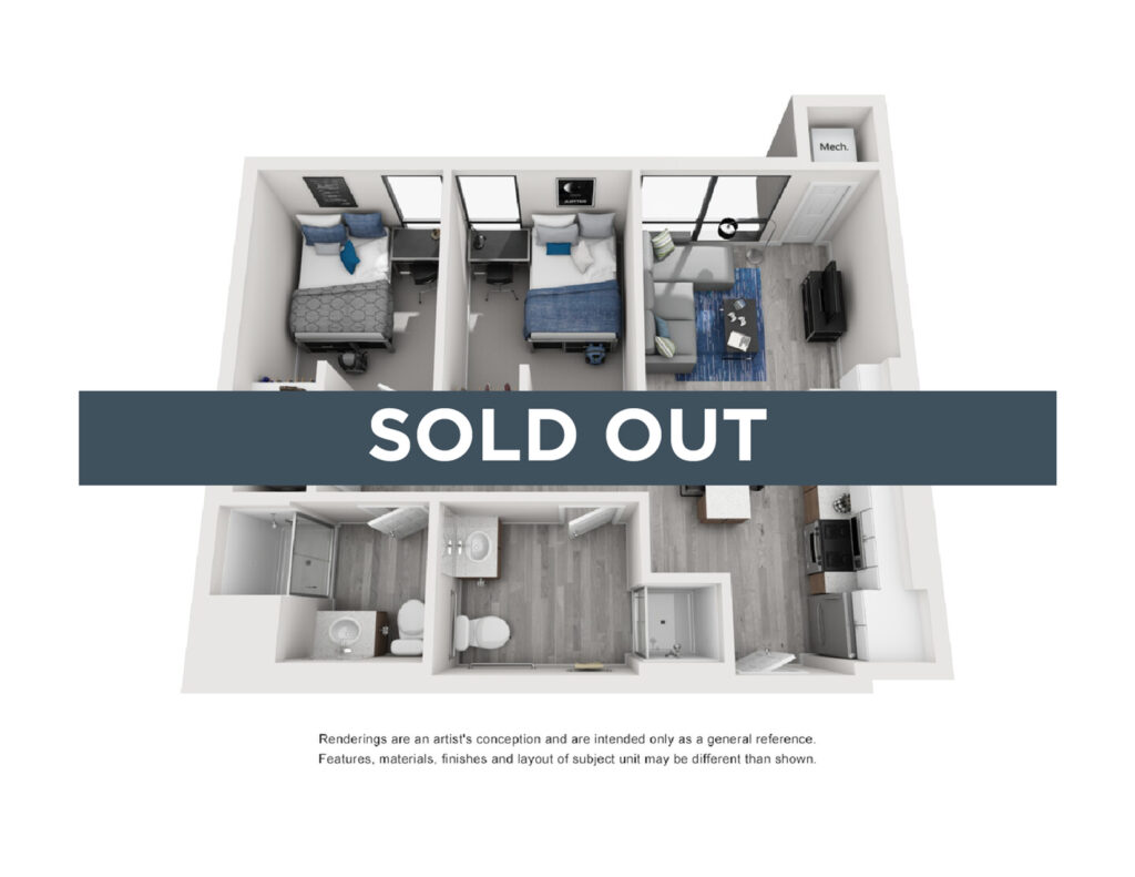 Floor Plans | 1-4BR Apartments in Champaign, IL | Seven07