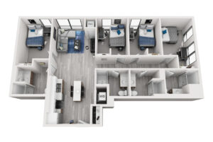 Floor Plans | 1-4BR Apartments in Champaign, IL | Seven07