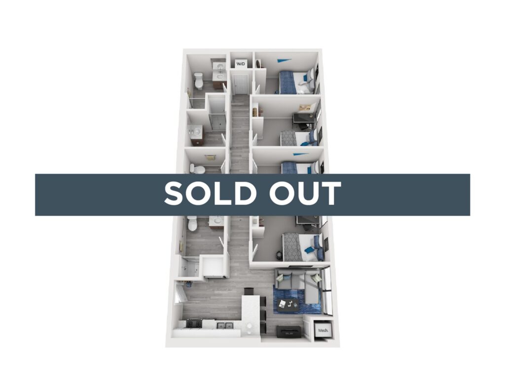 Floor Plans | 1-4BR Apartments in Champaign, IL | Seven07